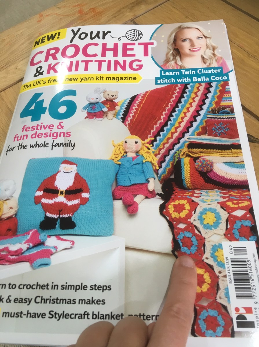 On the cover of Your Crochet and Knitting! – Anna Granta